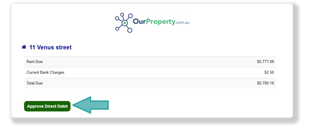 How to set up Direct Debit control – OurProperty