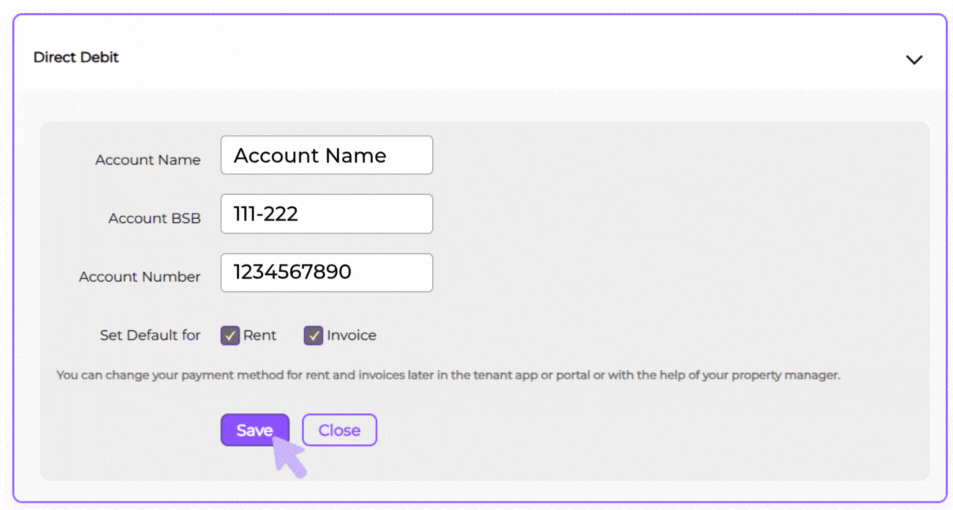 How to set up your preferred payment method - New Tenant Guide ...