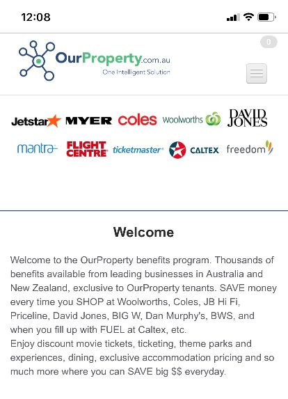 Tenant Rewards Program – OurProperty